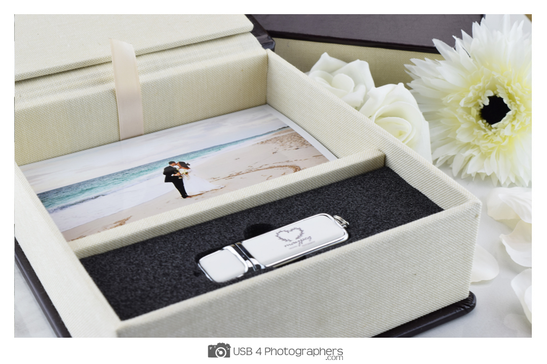 Book Style USB Photo Prints Gift Box - Personalised USB Memory Sticks ...
