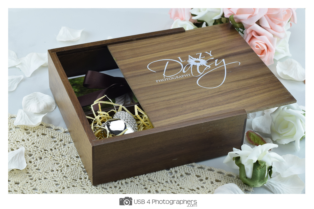 Wooden USB & Photo Prints Gift Box - Personalised USB Memory Sticks ...